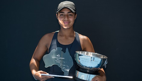 Poulos wins Australian Championship | 18 December, 2017 | Tennis ACT