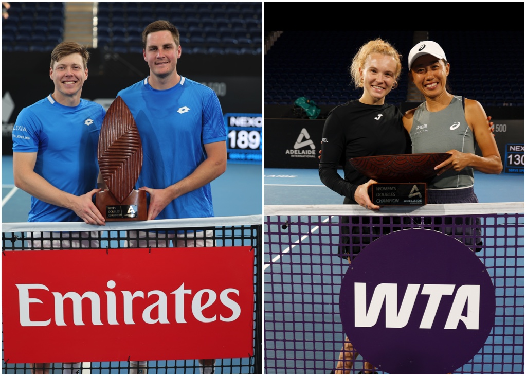 Doubles champions crowned in Adelaide