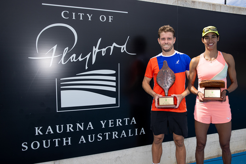 Duckworth, Sharma win Australian Pro Tour singles titles at Playford