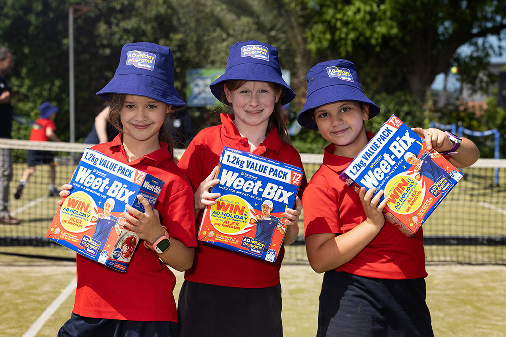 De Minaur Makes History as First Tennis Star on Weet-Bix™ Box