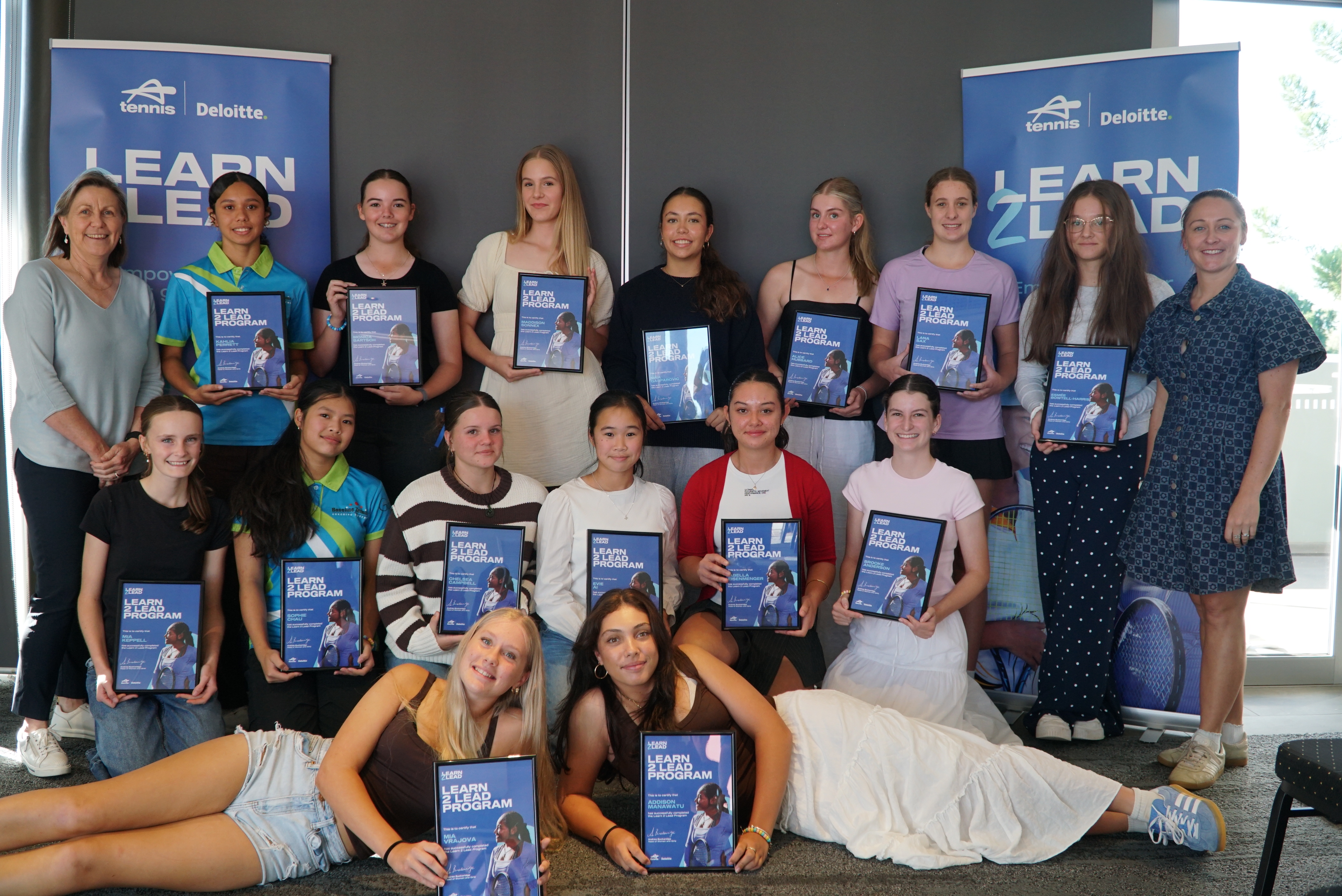 Young women leaders in tennis celebrated