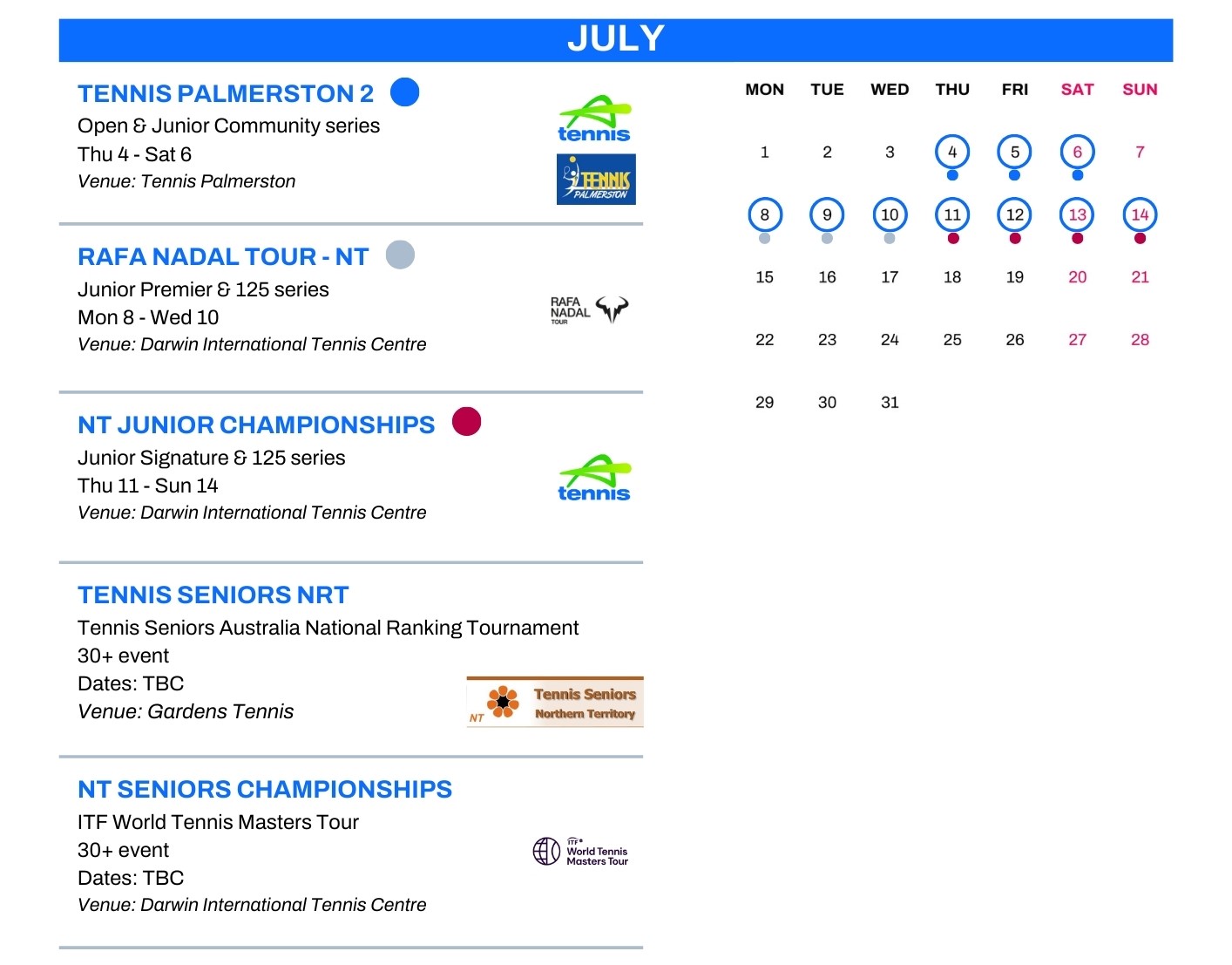 Tournaments | Competitive Play | Tennis NT