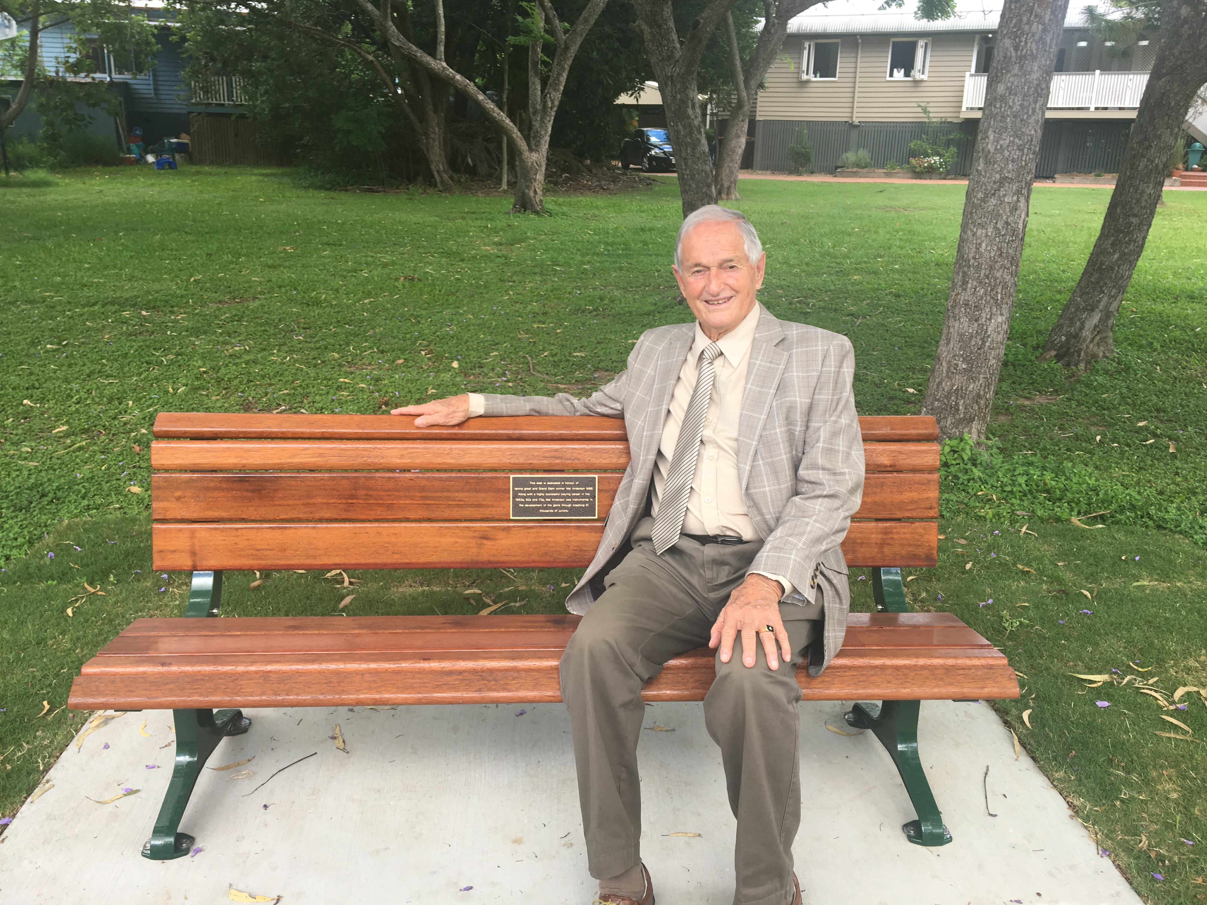 Mal Anderson honoured with park bench | 14 December, 2017 | Tennis ...