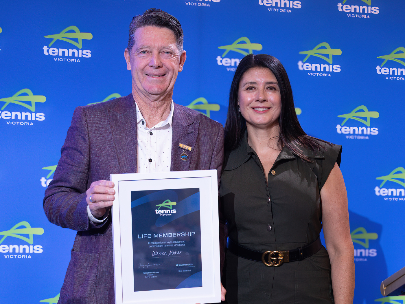 Warren Maher recognised with Tennis Victoria Life Membership | 5 ...
