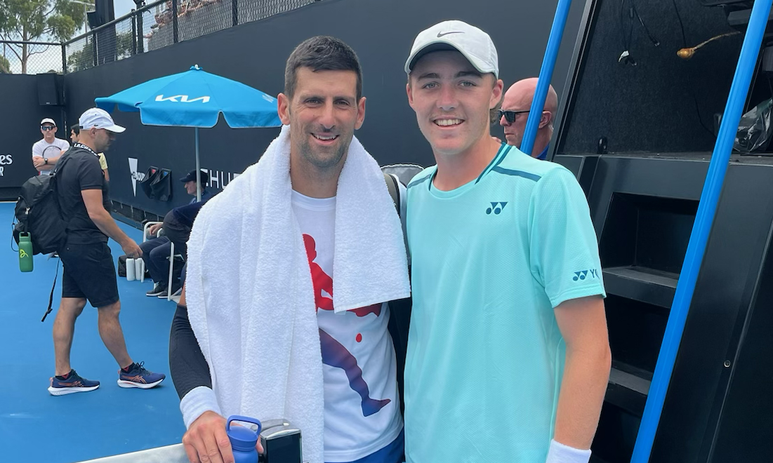When Novak calls, you answer | 25 January, 2024 | Tennis Victoria