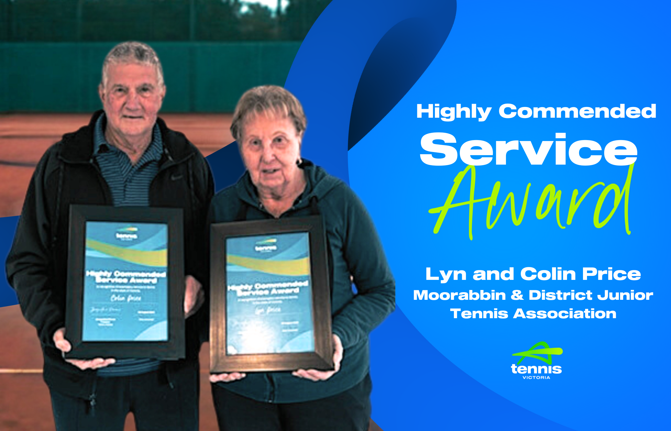 Lyn and Colin Price Honoured for Decades of Service to Junior Tennis ...