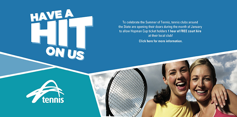 Have a Hit on Us! | 22 December, 2015 | Tennis West