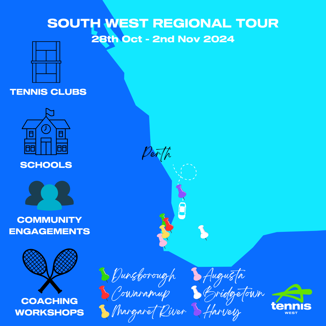 South West Regional Roadshow | 19 November, 2024 | Tennis West