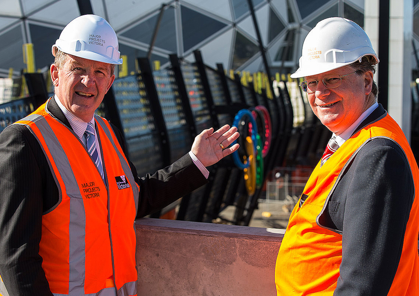 1956 Olympic Rings installed at Melbourne Park | 9 November, 2012 | All ...