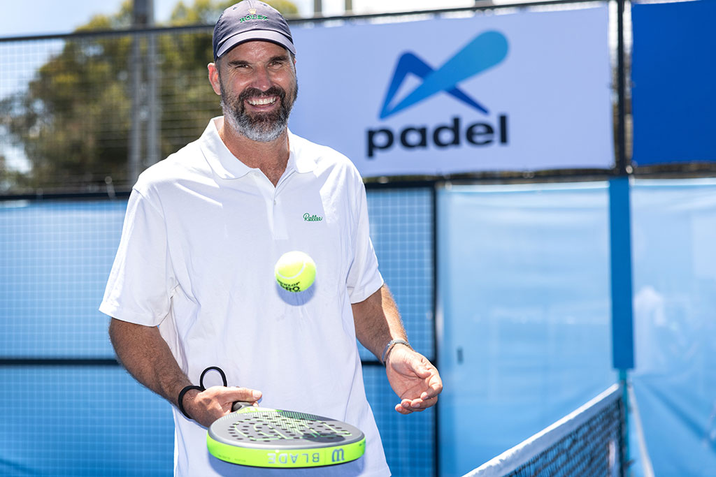 Pat Rafter returns to court at Senior World Padel Championships | 17 ...